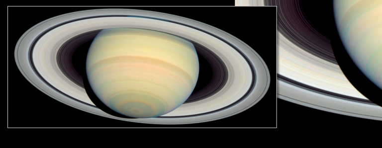 Saturn Seen from Far and Near - NASA Science