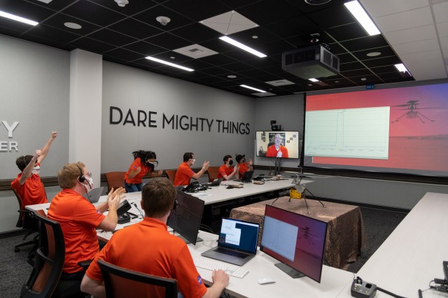 Ingenuity's Team Reacts to Data Showing It Completed Its First Flight ...