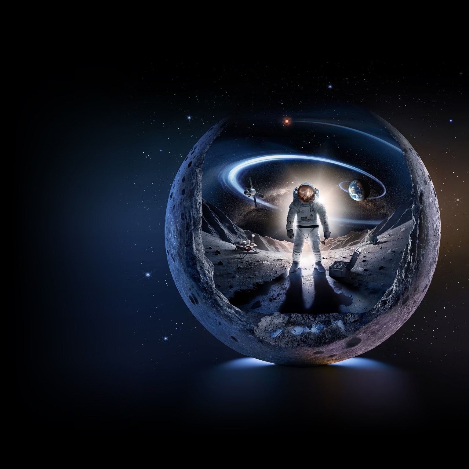 Lunar Discovery and Exploration