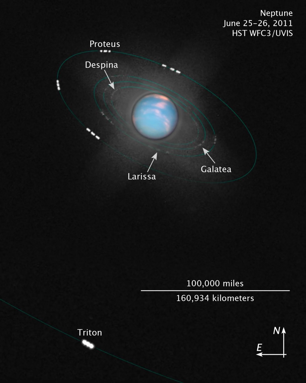 Hubble's Neptune Anniversary Pictures - NASA Science