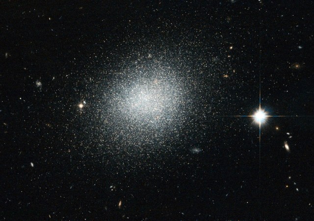 Compact Blue Dwarf Can't Hide from Hubble - NASA Science