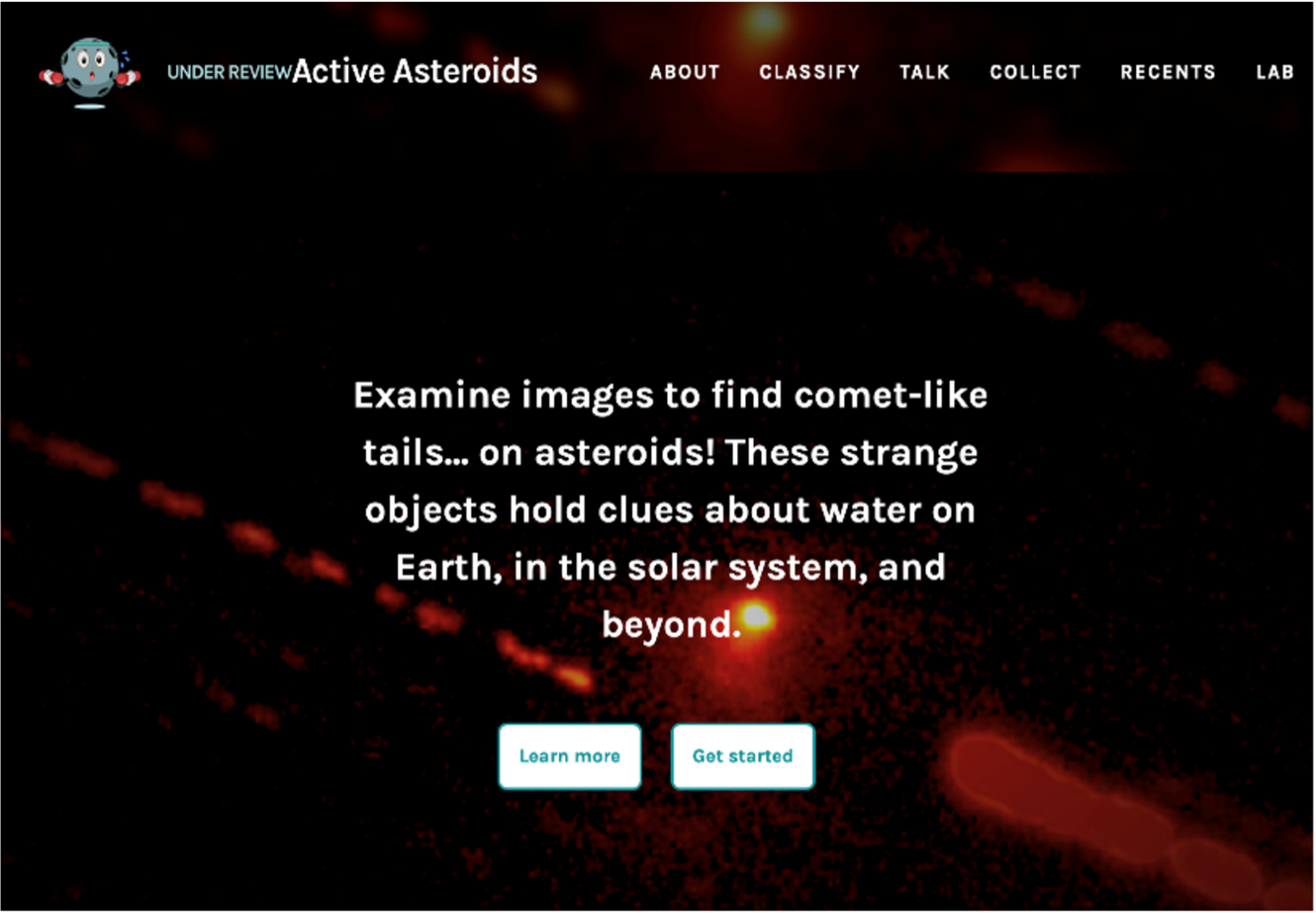 Launch of New Citizen Science project, Active Asteroids! - NASA Science
