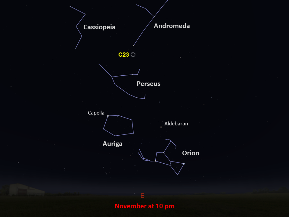 C23 Star Chart – Northern Hemisphere