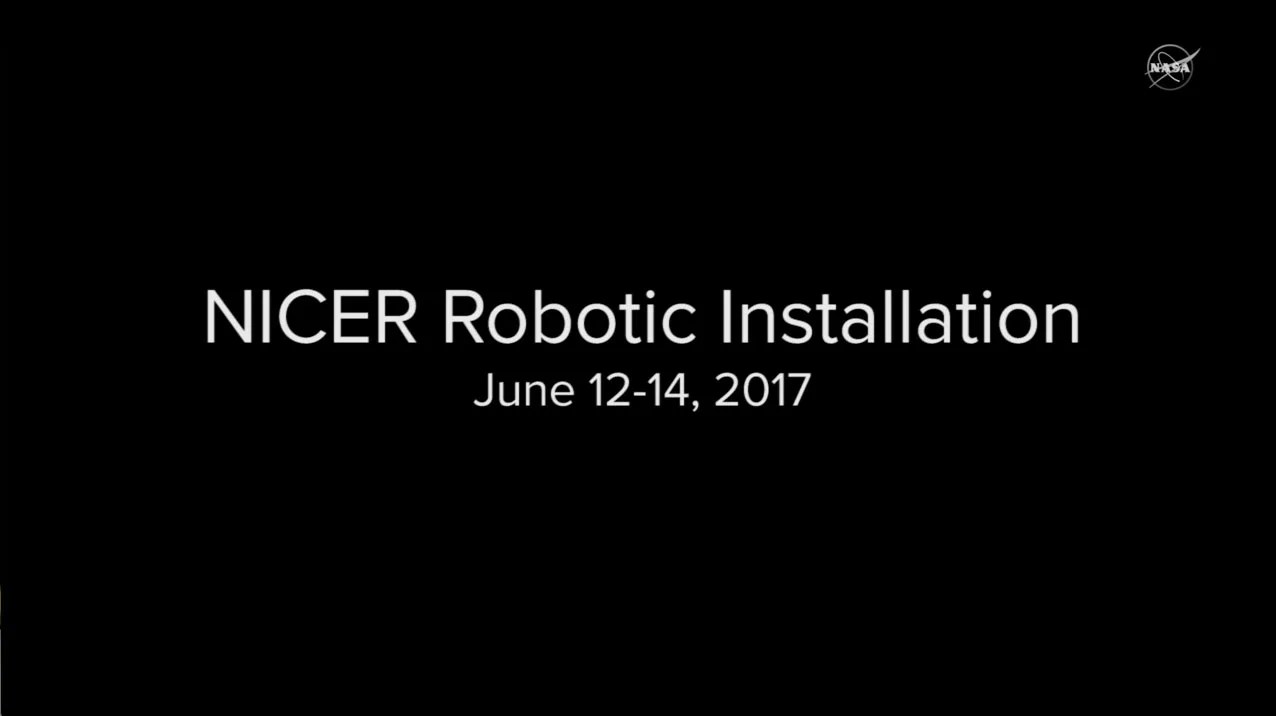 NICER Robotic Installation - NASA Science