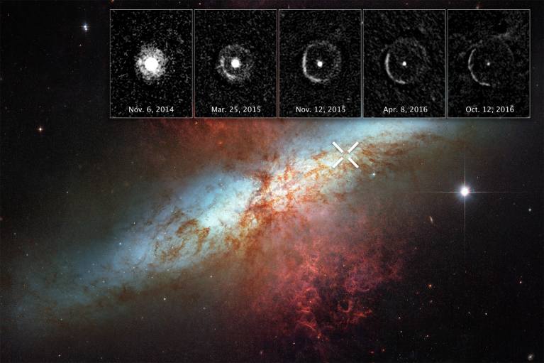 Hubble Shows Light Echo Expanding from Exploded Star - NASA Science