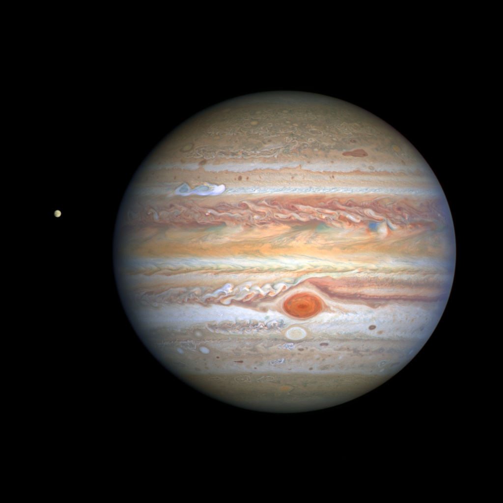 Hubble Captures Crisp New Portrait of Jupiter's Storms - NASA Science