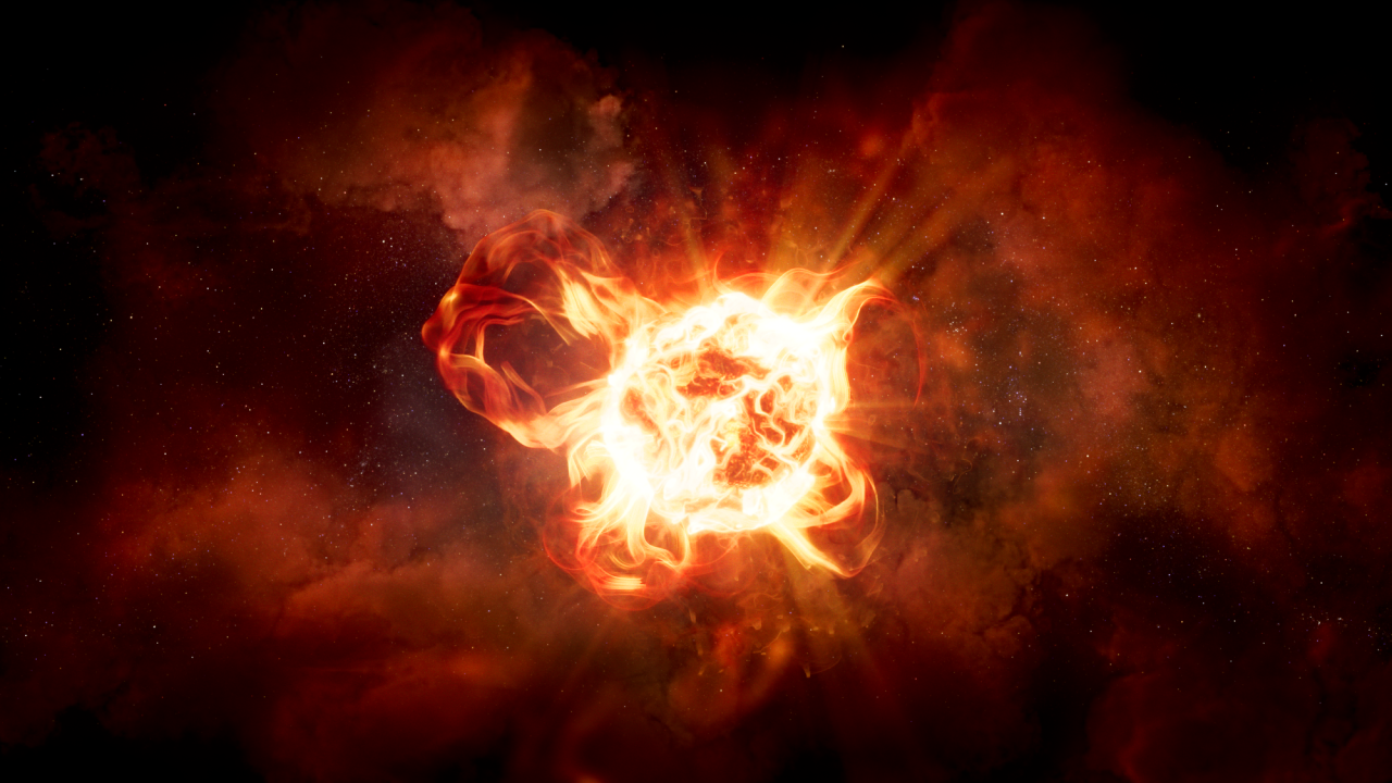 Hubble Solves Mystery of Monster Star's Dimming - NASA Science
