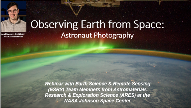 Astromaterials SMEs Share Views of Earth from the International Space ...