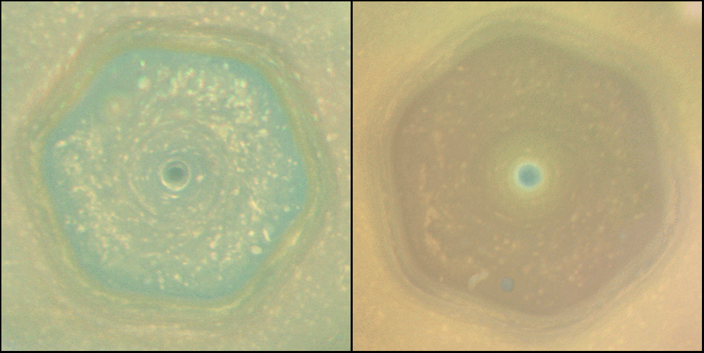 Saturn’s Hexagon in Motion