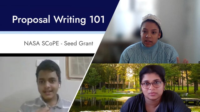 NASA SCoPE Supports Early Career Scientists with Proposal Writing ...