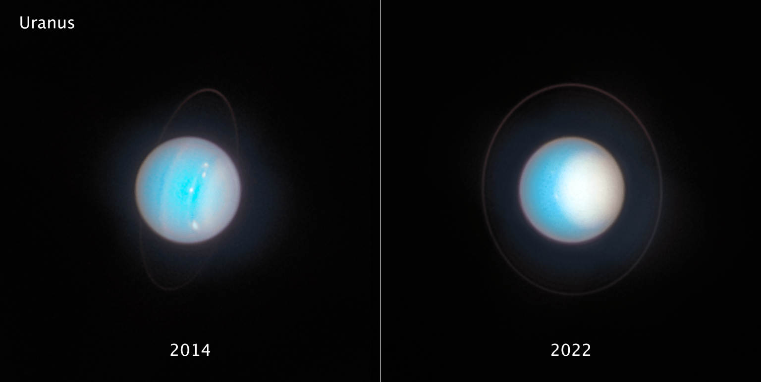 Hubble Monitors Changing Weather and Seasons at Jupiter and Uranus ...