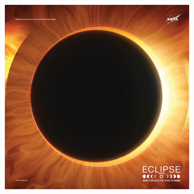 2023 Annular Solar Eclipse Poster - NASA Science