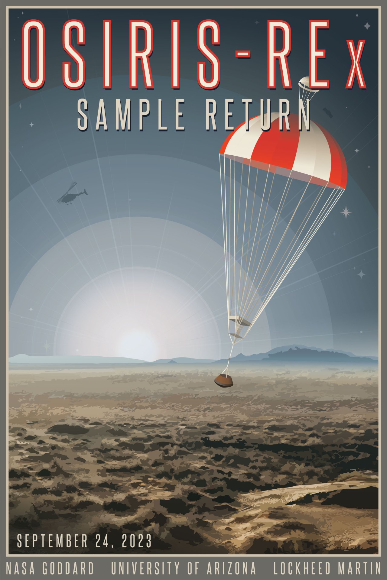 OSIRIS-REx Sample Return Poster - NASA Science