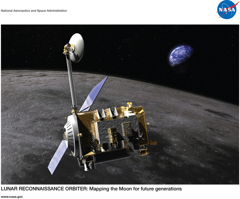 Lunar Reconnaissance Orbiter Lithograph - NASA Science