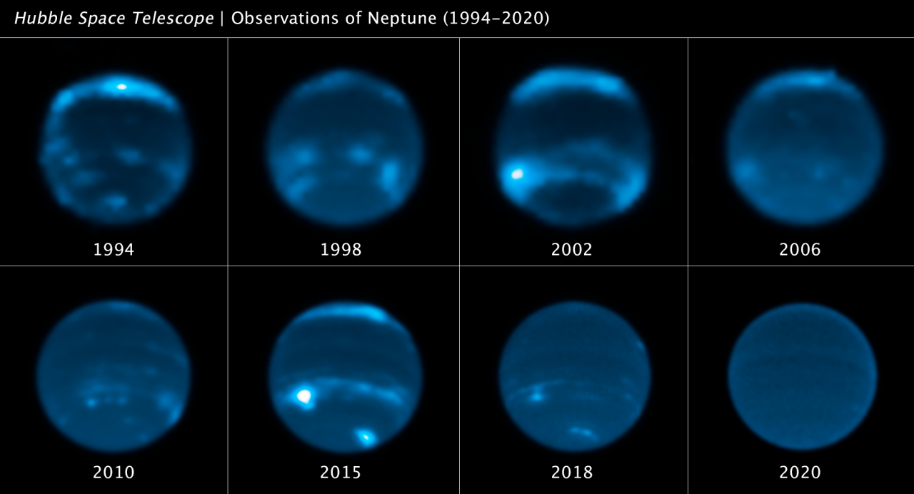 Neptune's Disappearing Clouds Linked to the Solar Cycle - NASA Science