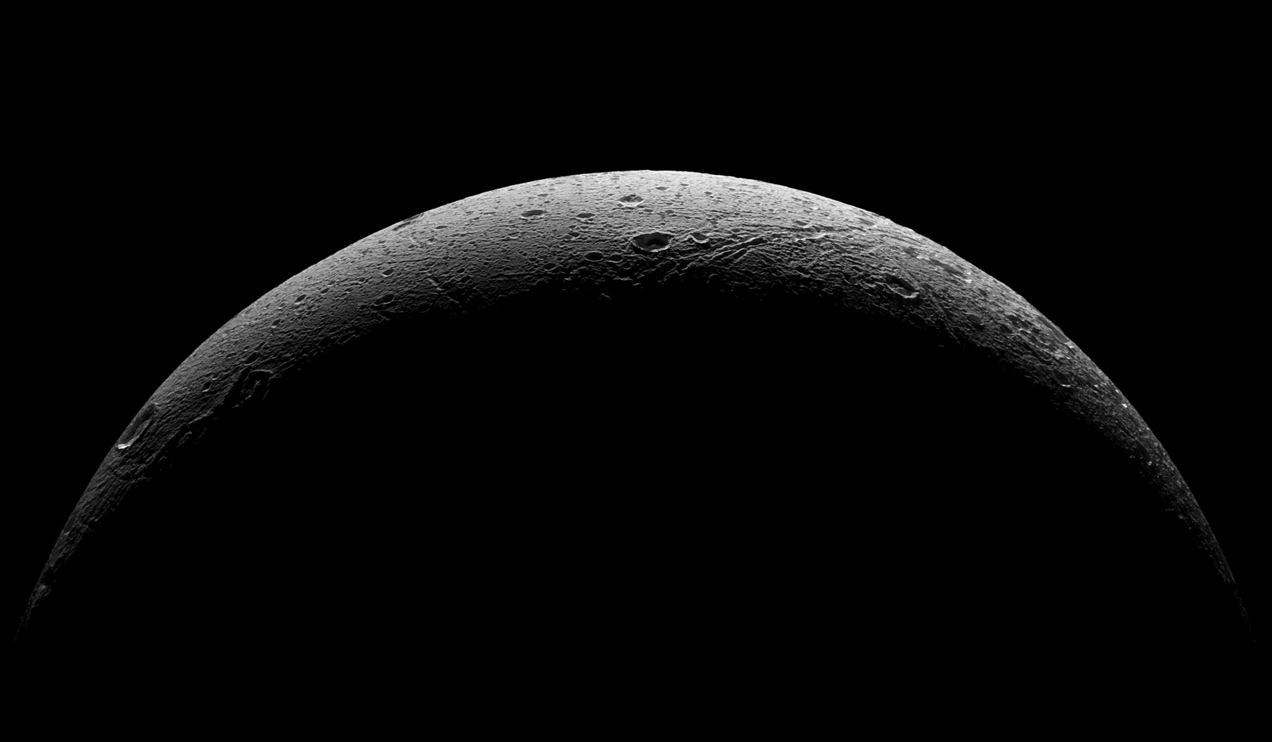 Departing Dione - NASA Science