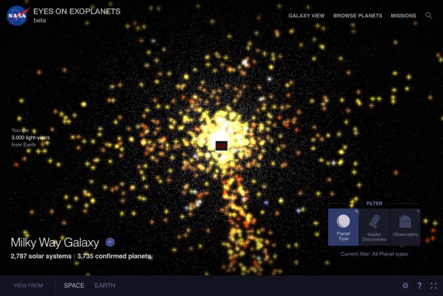 Eyes on Exoplanets Web Application - NASA Science