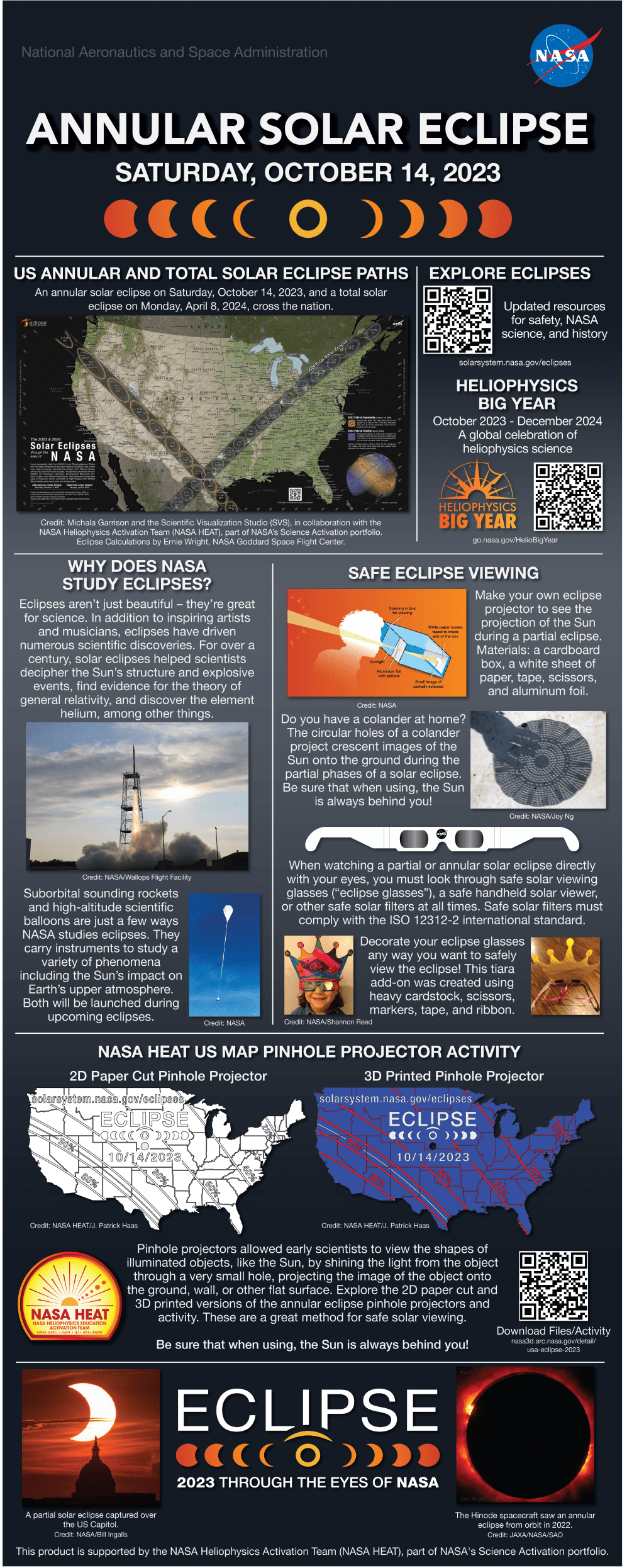 2023 Annular Solar Eclipse Pop-Up Banner - NASA Science