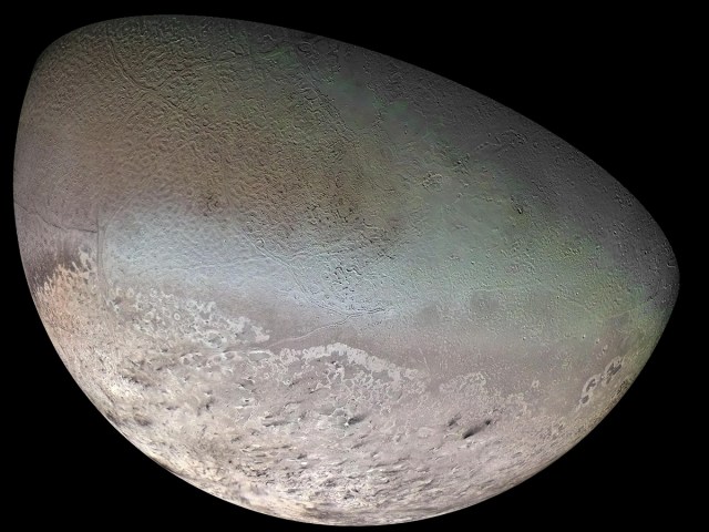 Global Color Mosaic of Triton - NASA Science