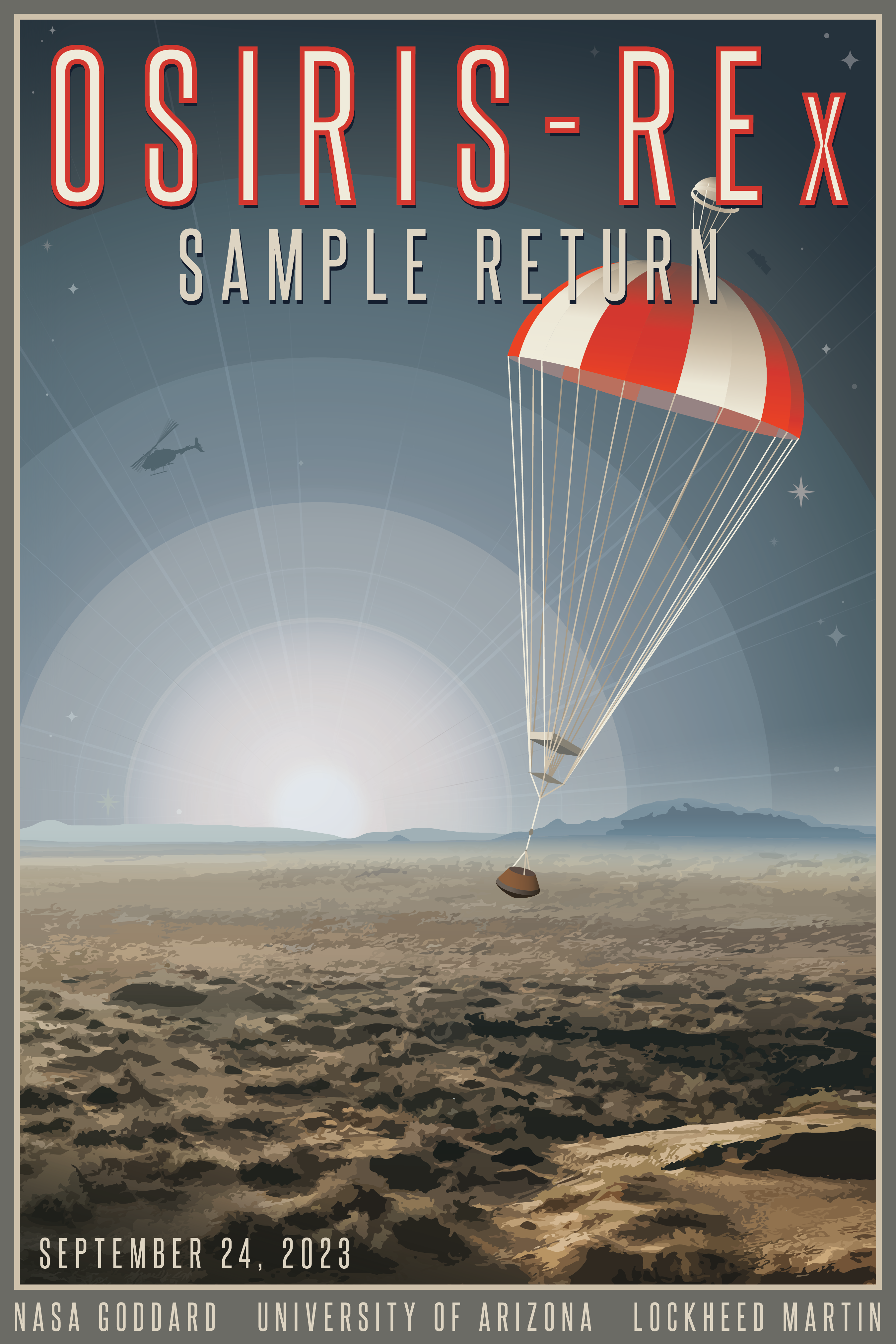 OSIRIS-REx Sample Return Poster - NASA Science