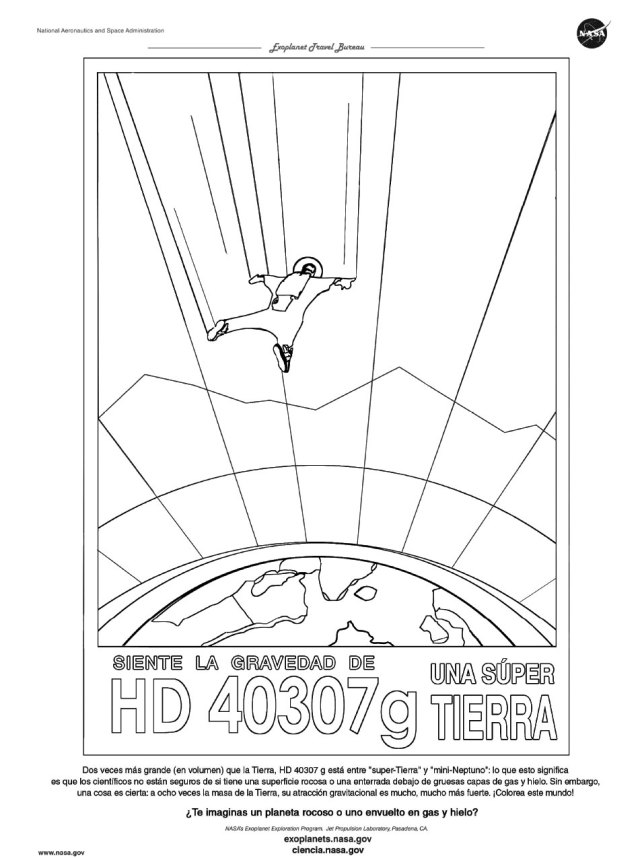 HD 40307 g Página Para Colorear - NASA Science