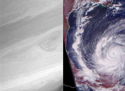 Saturn's Storms Run Rings Around Earth's - NASA Science