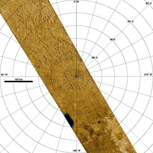 Radar Images Titan's South Pole - NASA Science