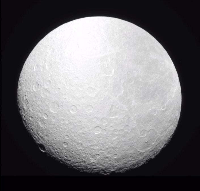 Darkness Falls on Rhea - NASA Science