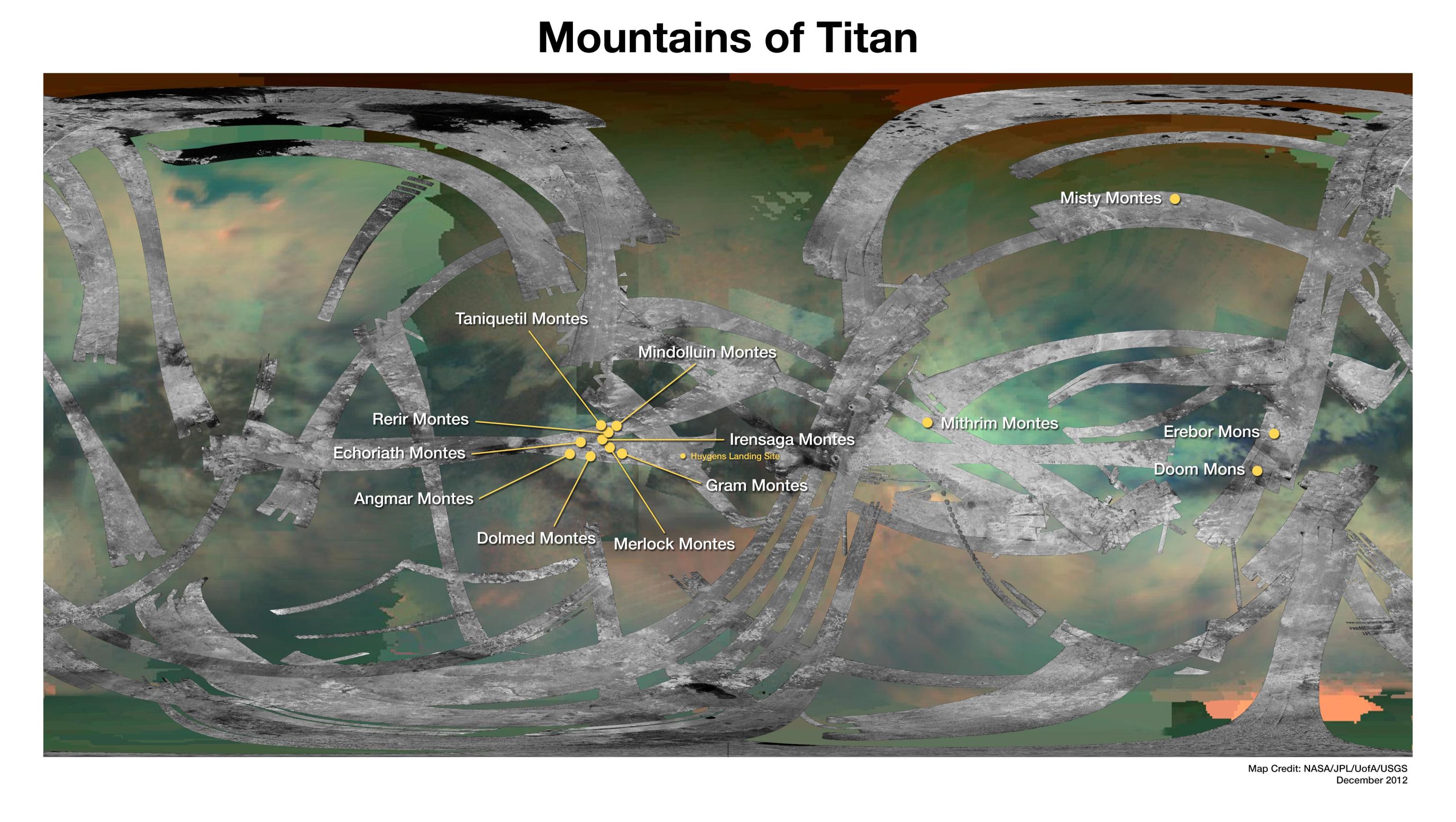 Mountains of Titan - NASA Science