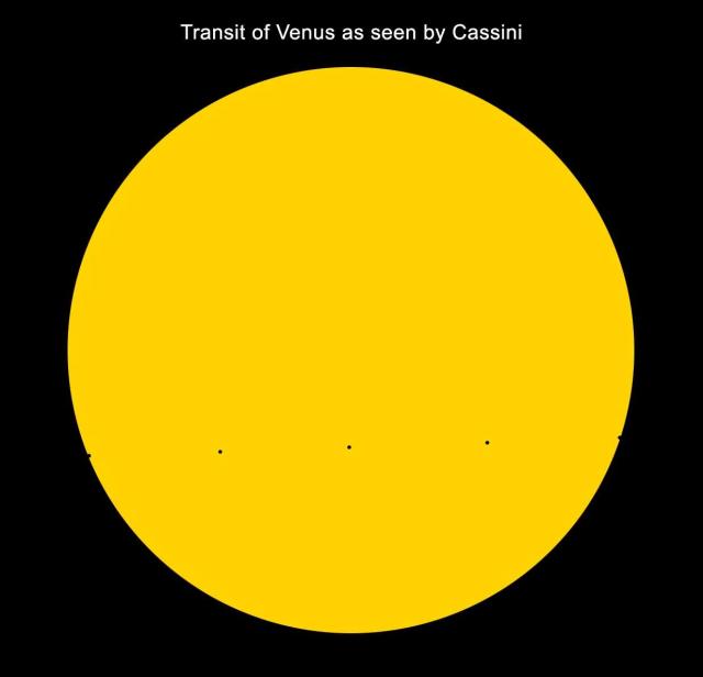 Transit of Venus, as Seen by Cassini - NASA Science