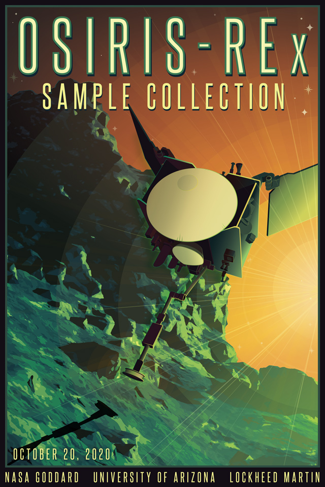 OSIRIS-REx Sample Collection Poster - NASA Science