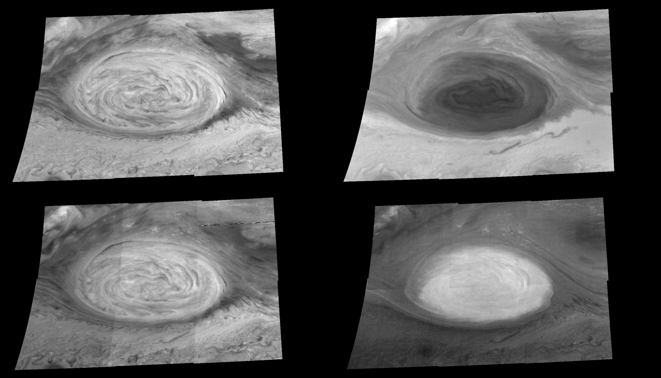 The Great Red Spot at Four Different Wavelengths - NASA Science