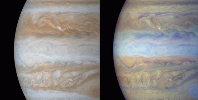 Jupiter in True and False Color - NASA Science