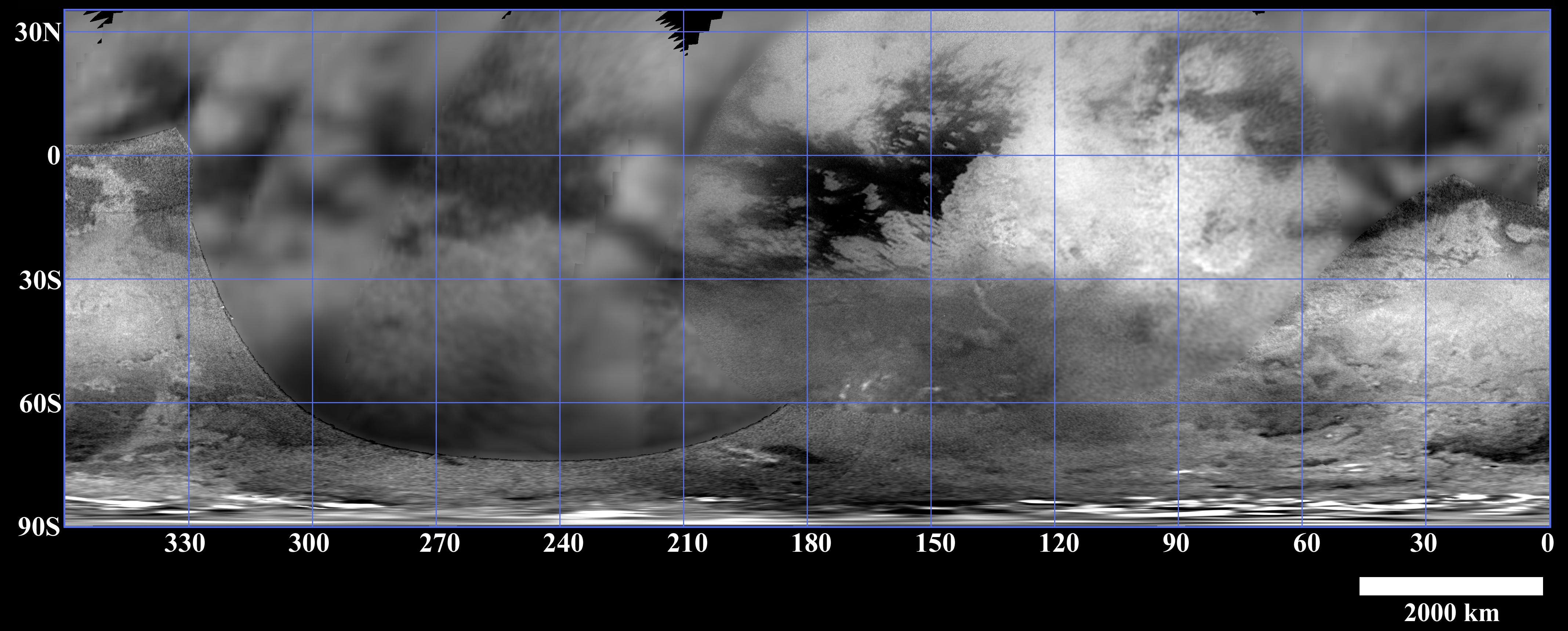 Titan's Variety (with Grid) - NASA Science