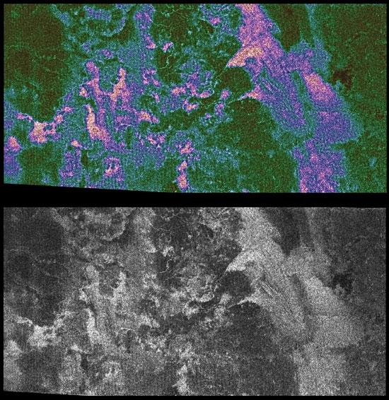 Radar Shows Titan Live and in Color - NASA Science