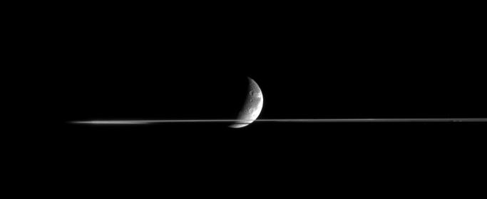 Slicing Through Dione - NASA Science