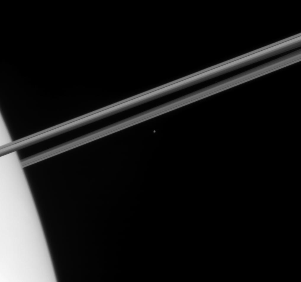 Iceberg Beyond the Rings - NASA Science