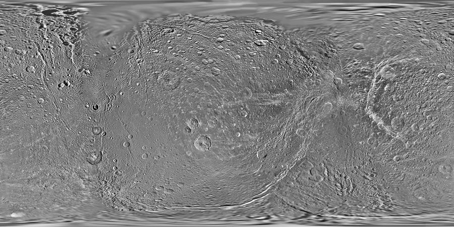 Map of Dione - February 2010 - NASA Science
