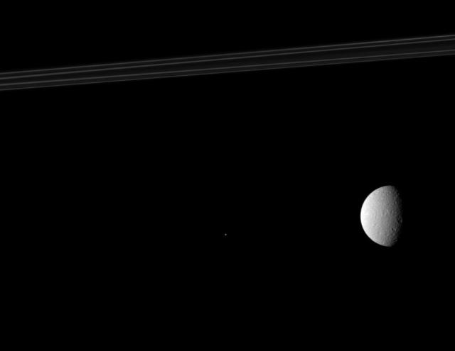 Rings, Rhea and Telesto - NASA Science