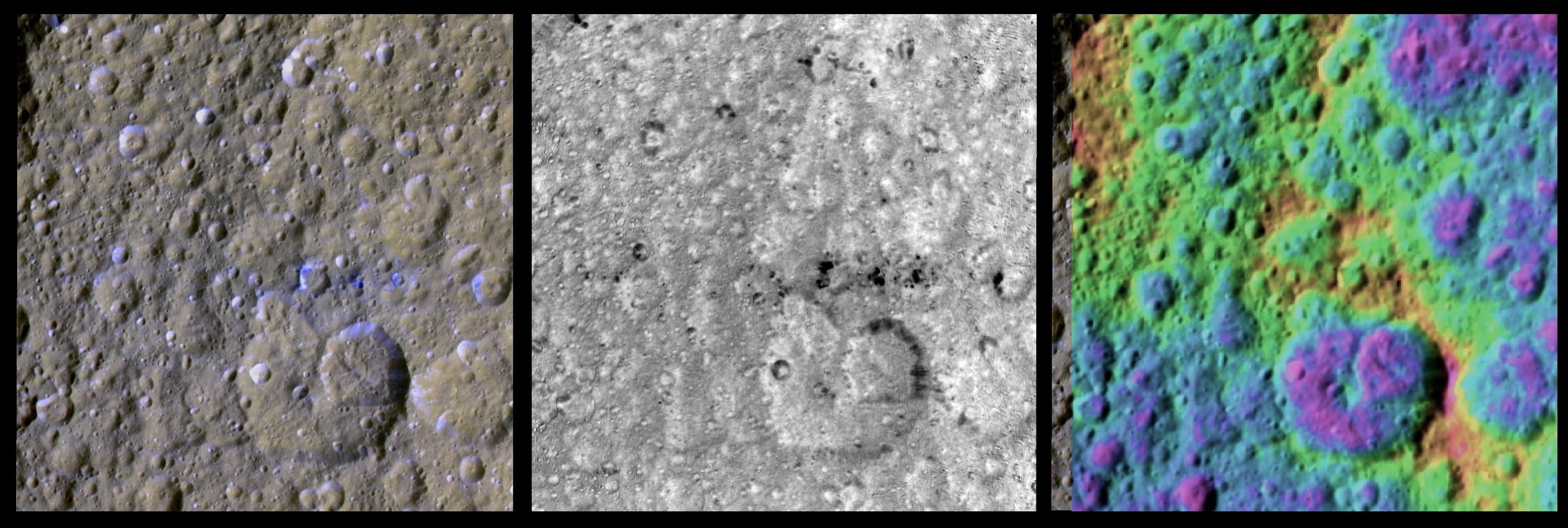 The Colorful Equator of Rhea