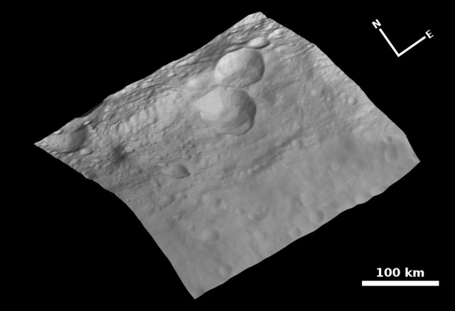 Topography of Vesta's Surface - NASA Science