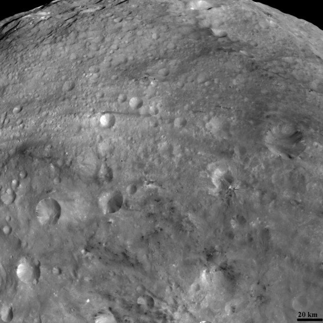 Bright and Dark Material on Vesta - NASA Science
