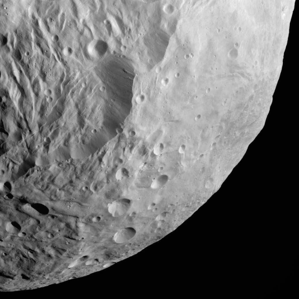 Steep Slope on Vesta - NASA Science