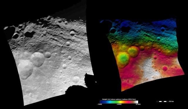 Topography of the 'Snowman Craters' and Surrounding Area - NASA Science