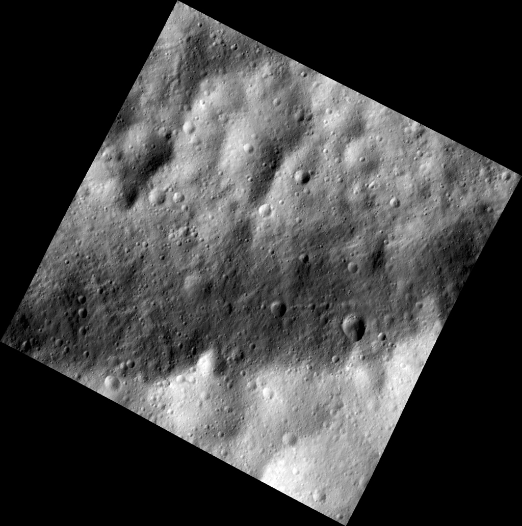 Trough in Dark and Bright on Vesta - NASA Science