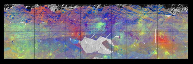 Colorized Infrared View of Vesta - NASA Science