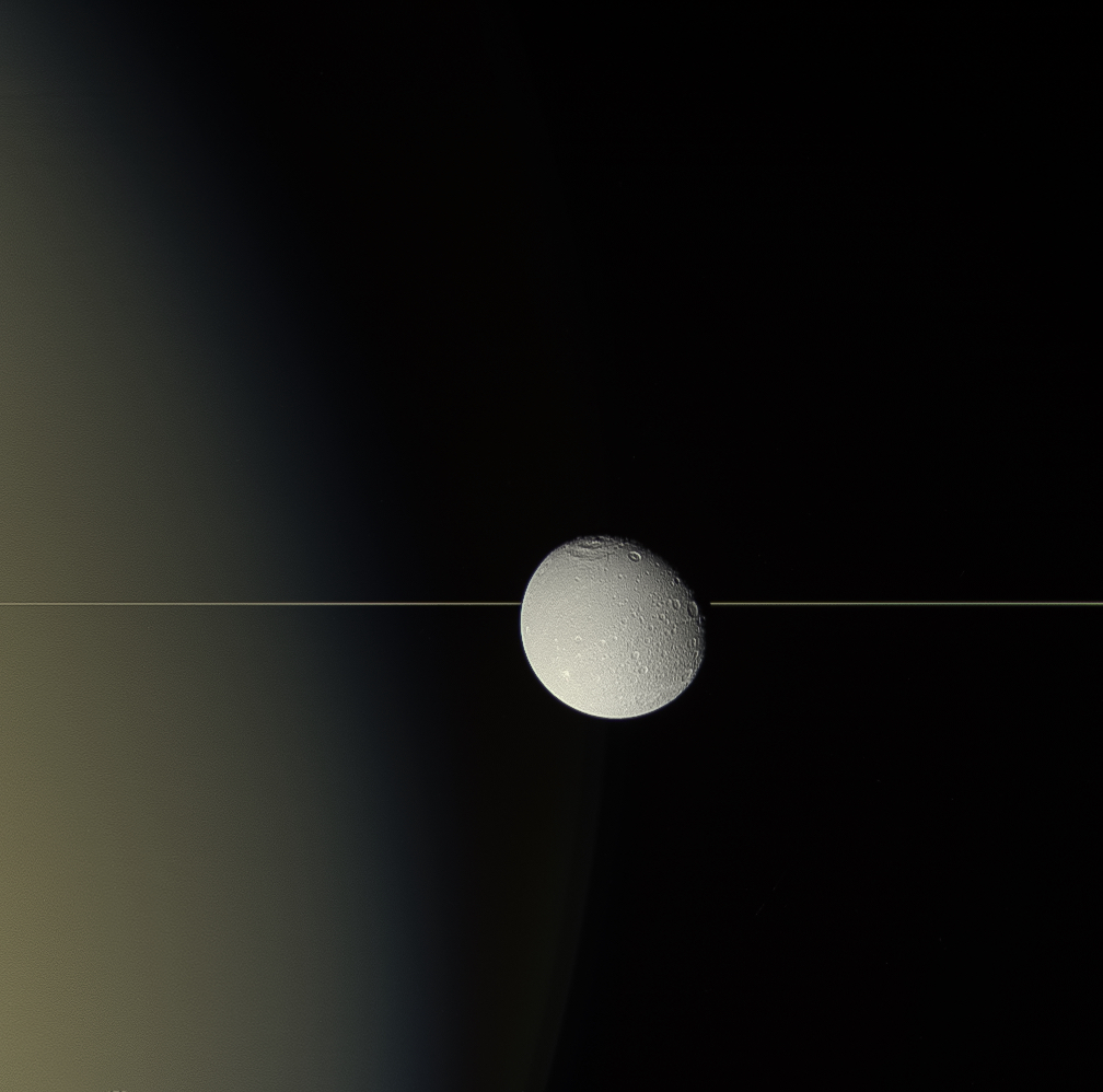 Dione on the Edge - NASA Science