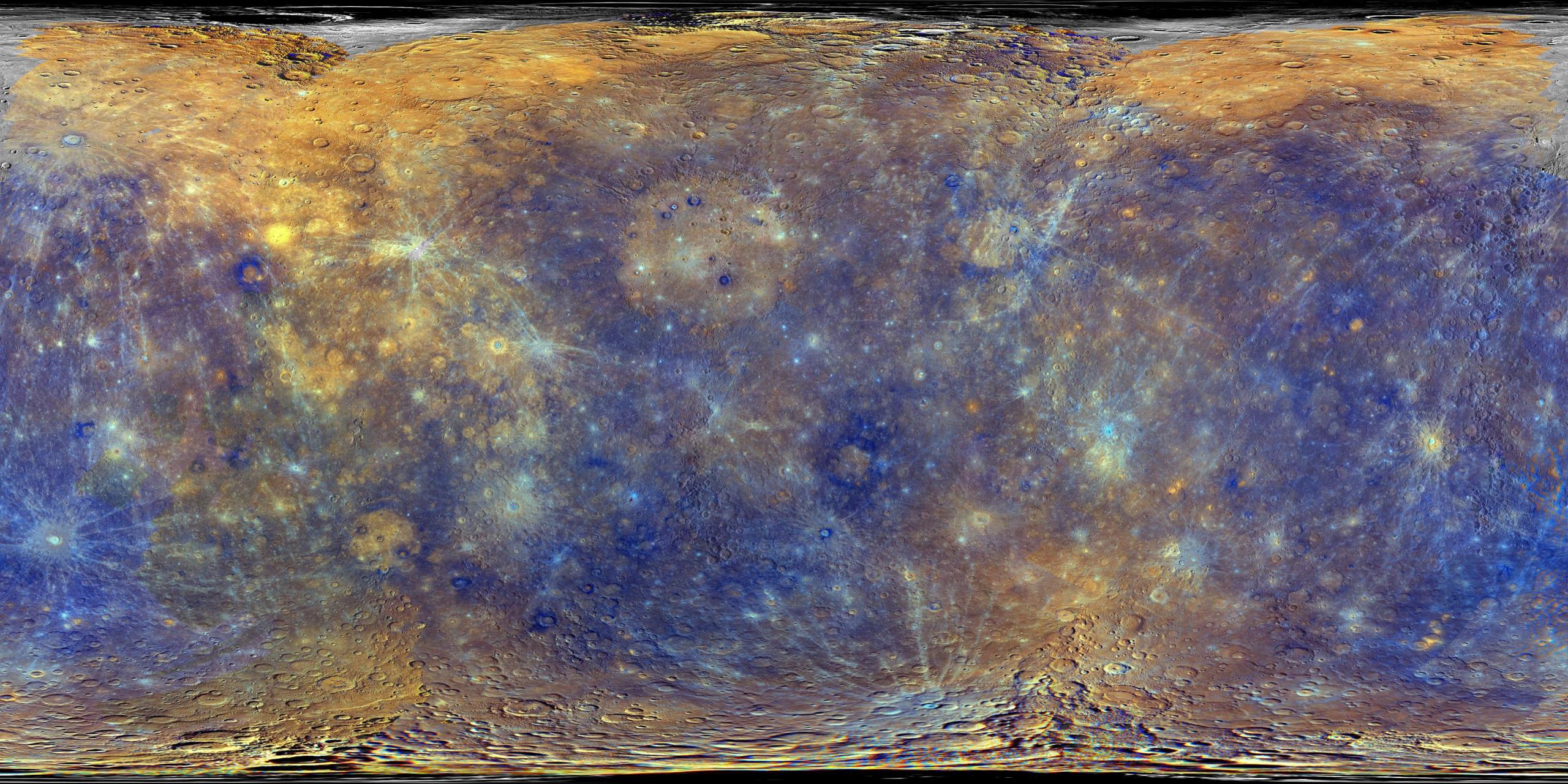 Enhanced Color Mercury Map - NASA Science