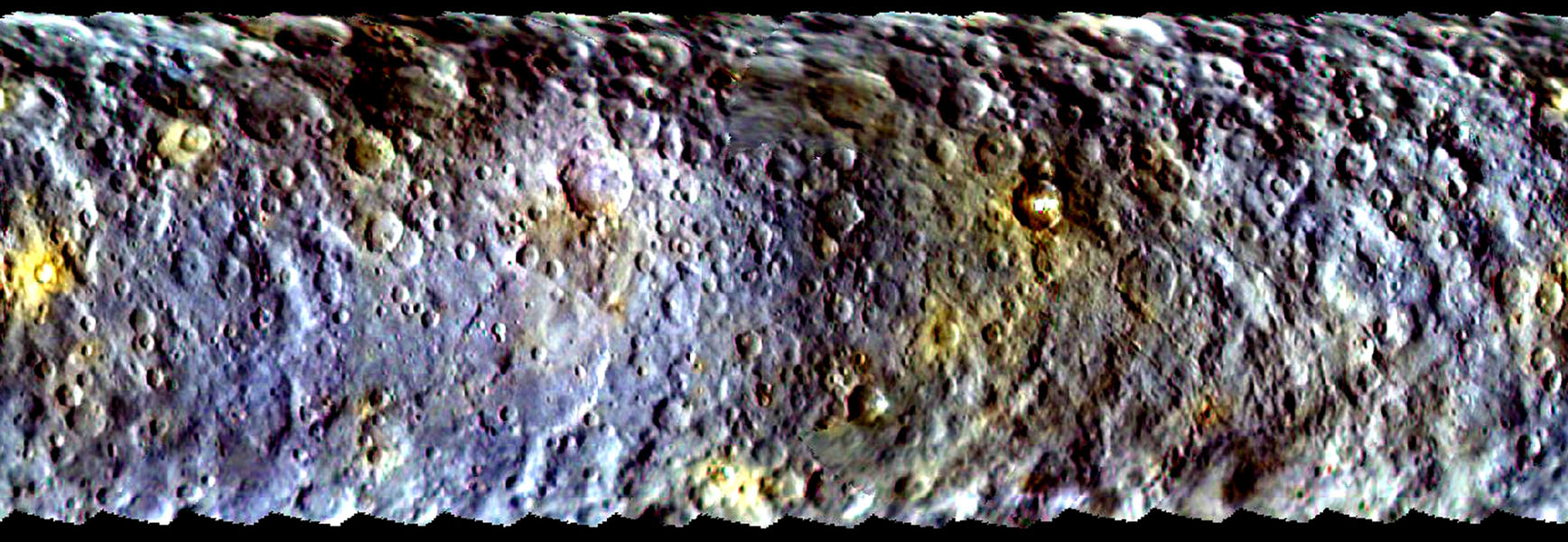 Dawn's First Color Map of Ceres - NASA Science