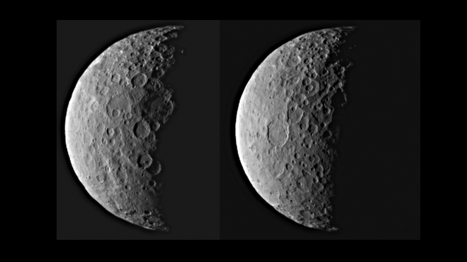 Ceres in Half Shadow